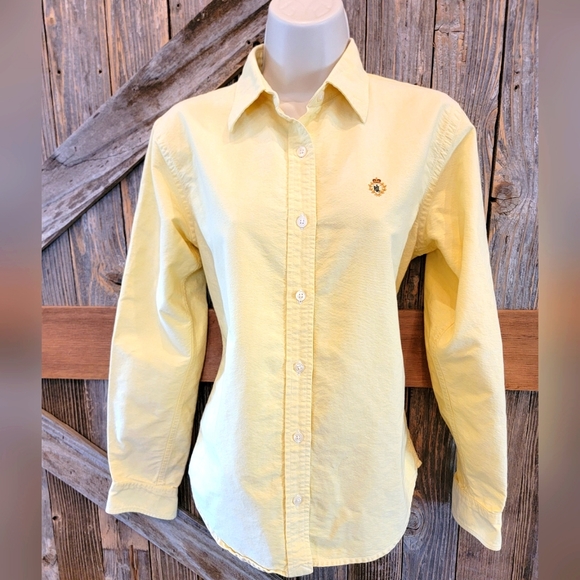 Lauren Ralph Lauren | Tops | Vintage Lauren Ralph Lauren Lrl Button Up ...